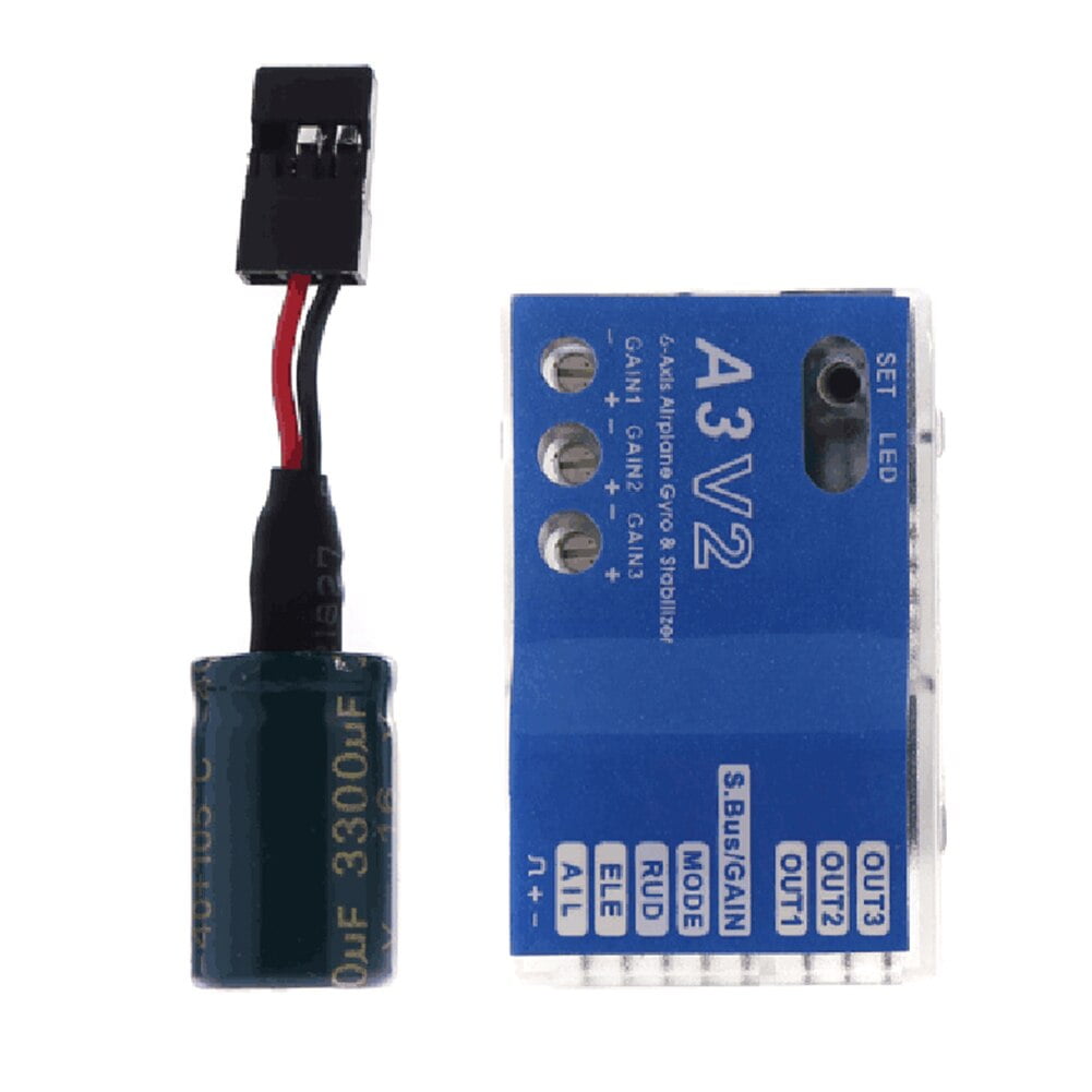 Airplane Flight Controller Stabilizer A3-V2 for RC Airplane Fixed-wing ...