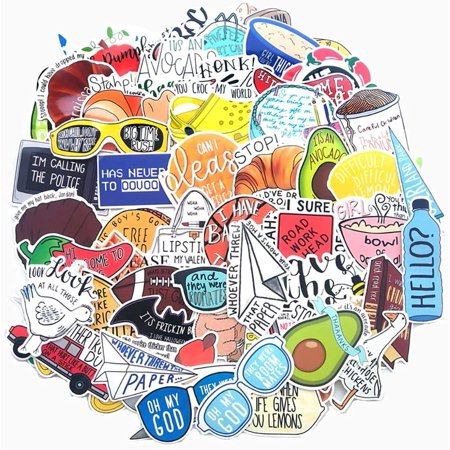 Water Bottle Cute Vine Stickers Laptop Stickers Pack 67 Pcs Vsco ...