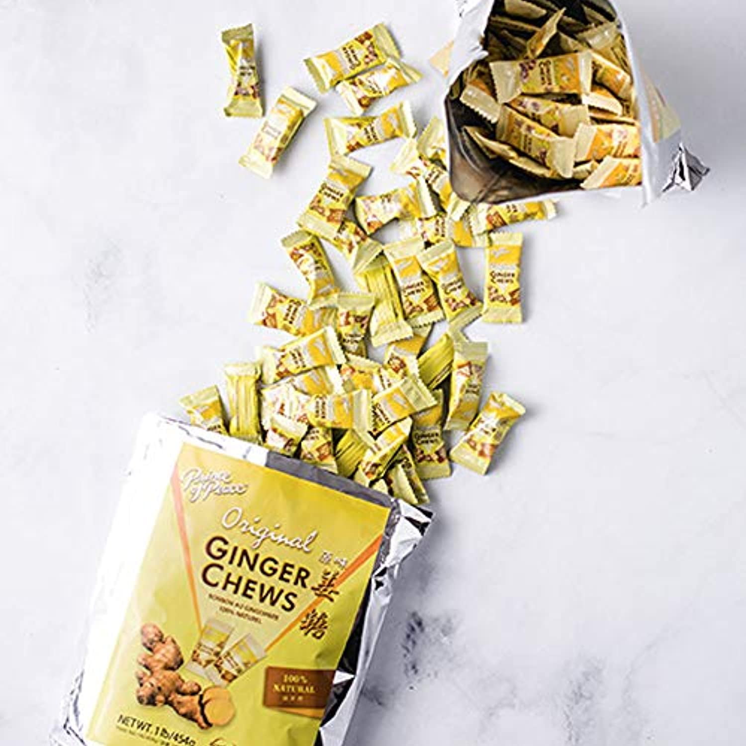 Prince Of Peace Original Ginger Chews, 1 Lb. – Candied Ginger – Candy ...
