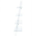 Toby 4-shelf Acrylic Ladder Bookcase Clear - Walmart.com