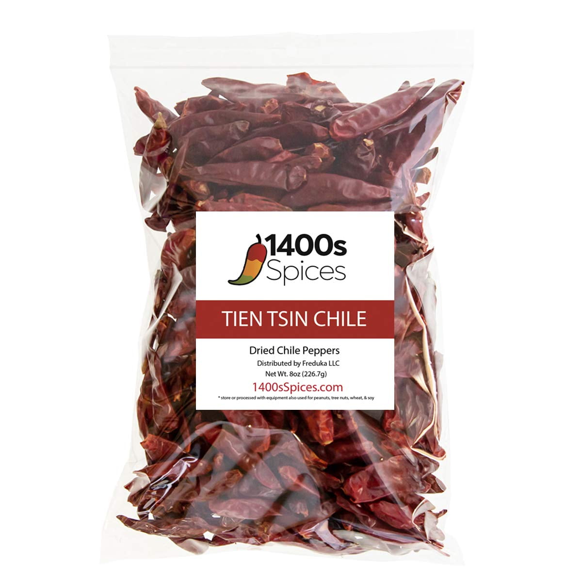 8oz Chili Tien Tsin Whole. Dried Chinese Red Peppers for Hunan or ...