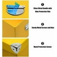 Collapsible Storage Box, Decorative Memory Box with Lid & Metal ...