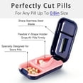 Sixwipe Professional Pill Cutter, Blade Guard, Portable Medication ...