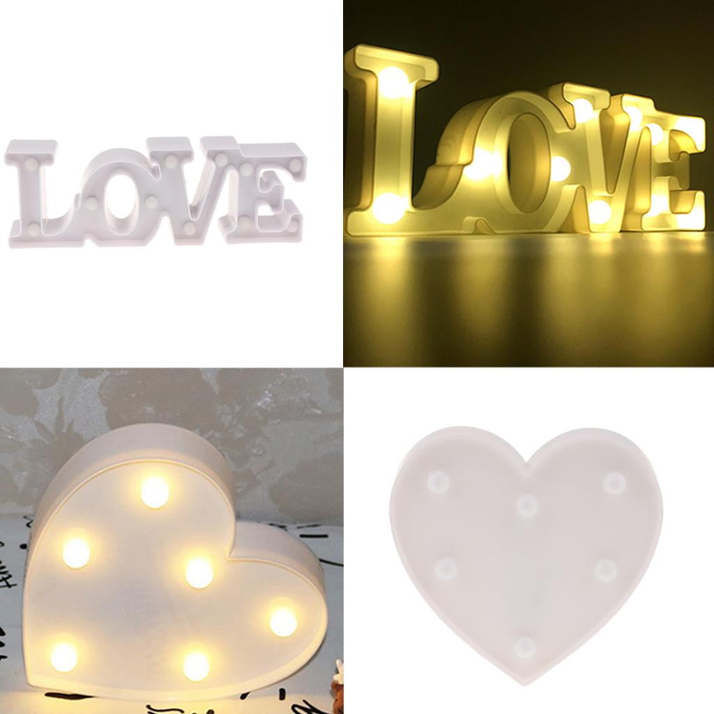 Señales Luminosas BLESIY Luz de letra del alfabeto LED | Walmart en línea