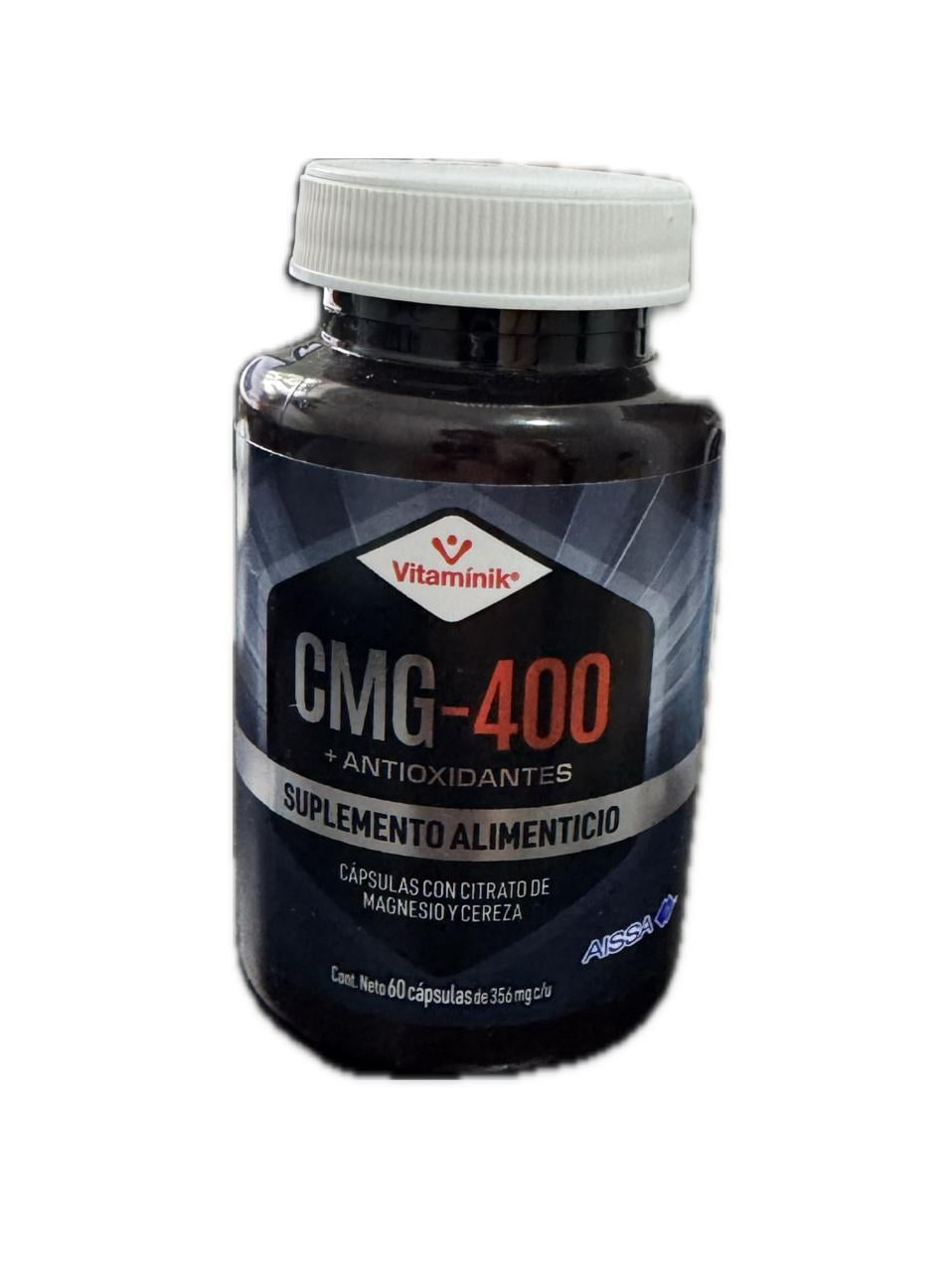Citrato de Magnesio y Cereza CMG-400 60 capsulas | Bodega Aurrera en línea
