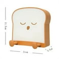 Toast Bread Night Light Kids, Bedside Dimmable Silicone Night Light ...