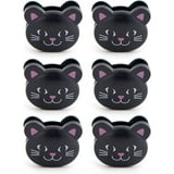 Kikkerland Cat Bag Clips, Set of 6,Black - Walmart.com