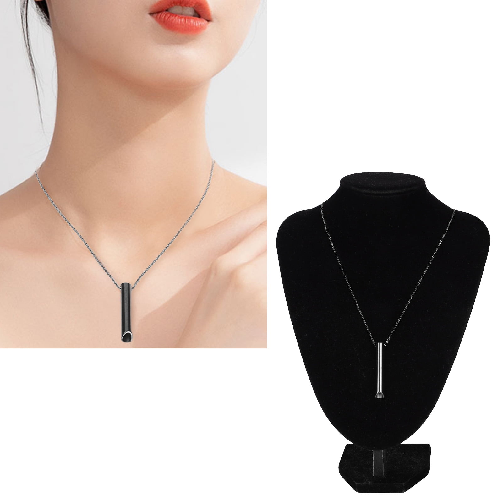 Click here for Zaqw Mindful Breathing Necklace portable Meditatio... prices