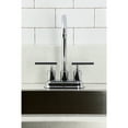 Kingston Brass FB8491CML Manhattan Double-Handle 4" Centerset High-Arc ...