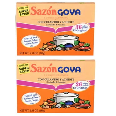 Goya Sofrito Seasoning, Sazon Flavor Packet with Coriander & Annatto, 1 ...
