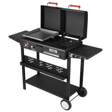 NXR Stainless Steel 3 Burner Portable Propane Gas Grill for Small ...