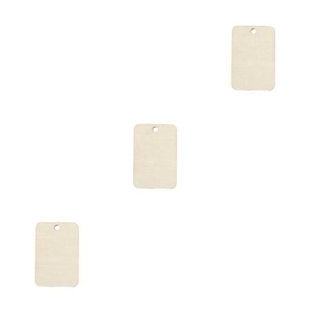 Maytalsory 1/2/3/5 100bags Stylish Wooden Check-in Signs Natural Wood ...