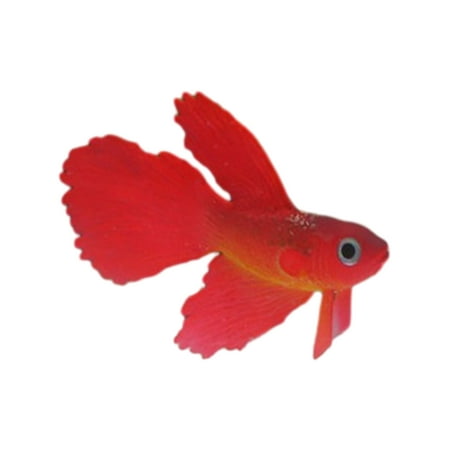 mmirethe Realistic Soft Small Fake Fish Landscaping Aquarium Decoration ...