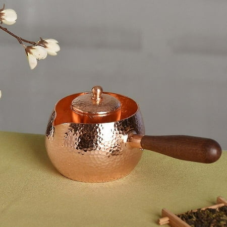 Handcraft Pure Copper Teapot Kettle Coffee Tea Pot With Handle Water ...