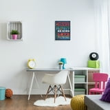 The Kids Room by Stupell Dark Blue Superhero Rules Wall Plaqueby ...