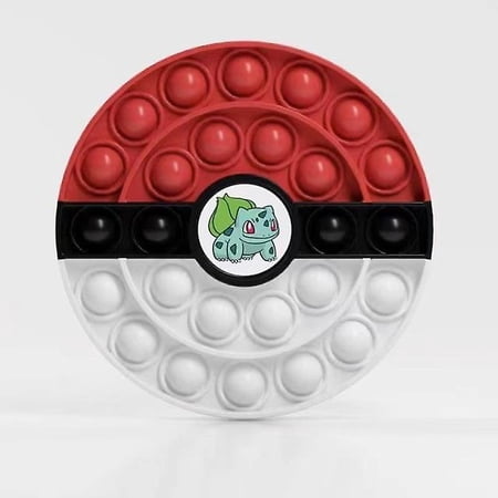 Pokemon Pops Fidget Toys 13.5cm Reliver Stress Bulbasaur Squirtle ...