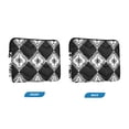Art Squares in White Black Quilted Laptop Protective Cases Computer ...