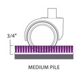 ES Robbins EverLife 45 x 53 Chair Mat for Medium Pile Carpet ...