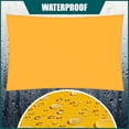 Royal Shade 8' x 9' Yellow Rectangle Waterproof Sun Shade Sail Order To ...