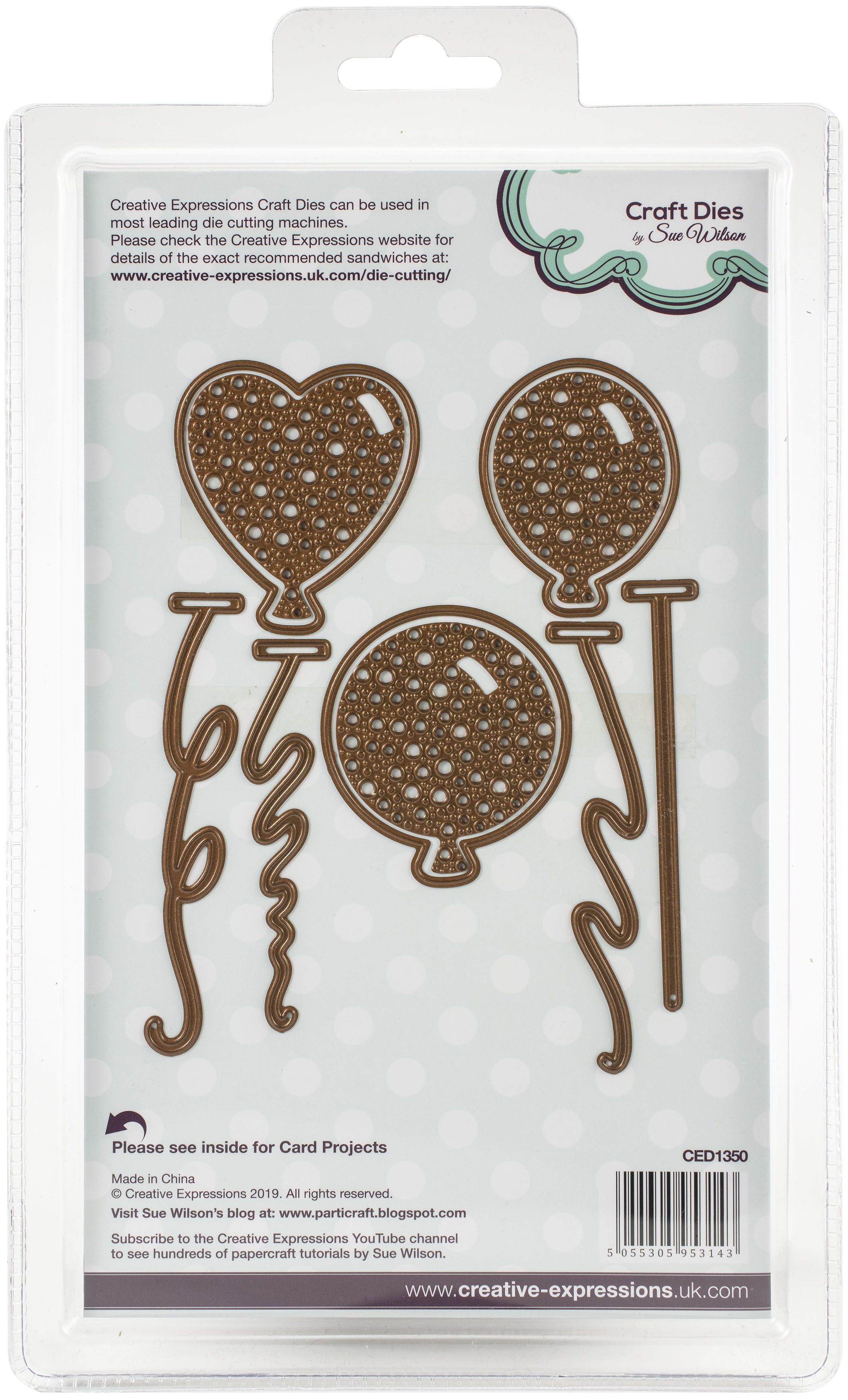 Creative Expressions Craft Dies By Sue Wilson-Celebrations Dotty ...