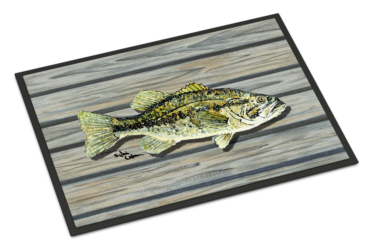 Fish Bass Small Mouth Door Mat 8493 Doormat - Walmart.com