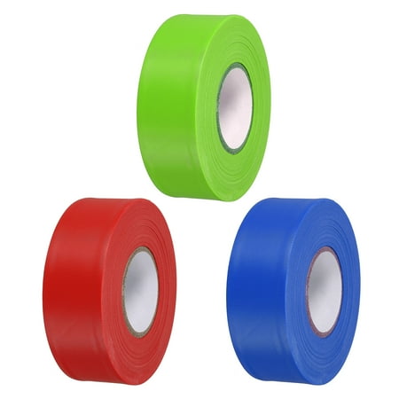 1-1/5"x147' PVC Flagging Tape Non-Adhesive Neon Marking Tape for Tree ...