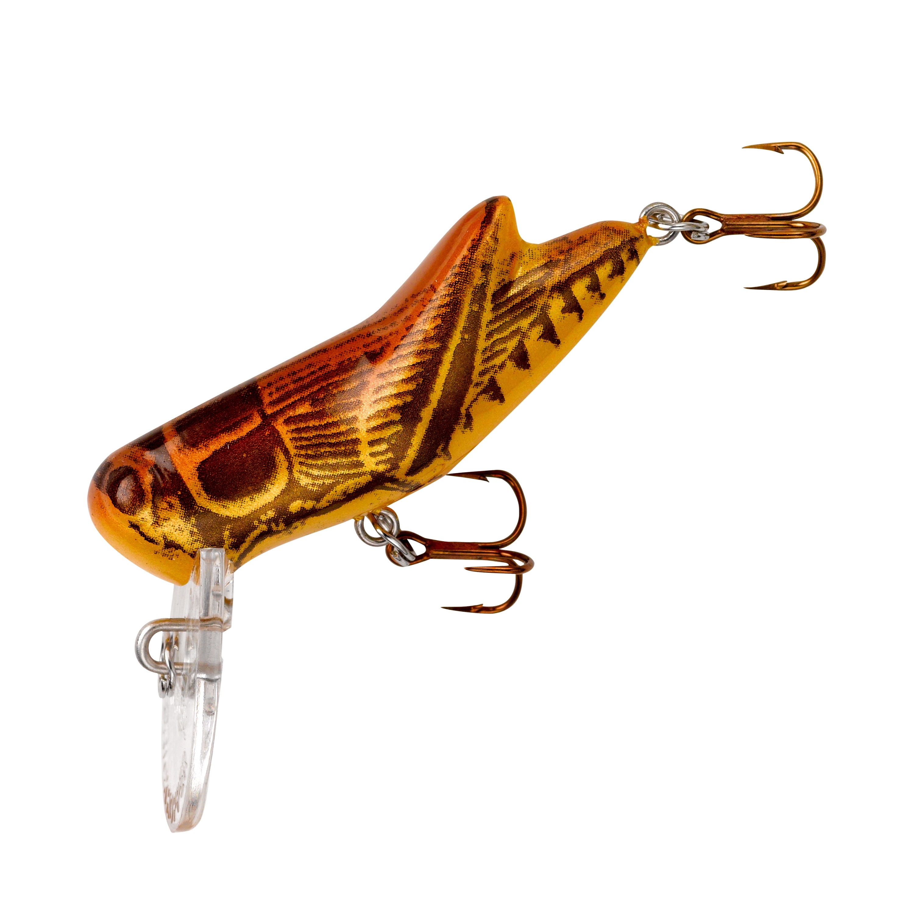 Rebel Crick hopper Fishing Lure Hard bait Brown Cricket 1 1/2 In. 3/32 ...