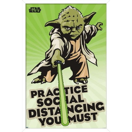 Star Wars: Saga - Yoda Social Distancing Wall Post | Walmart Canada