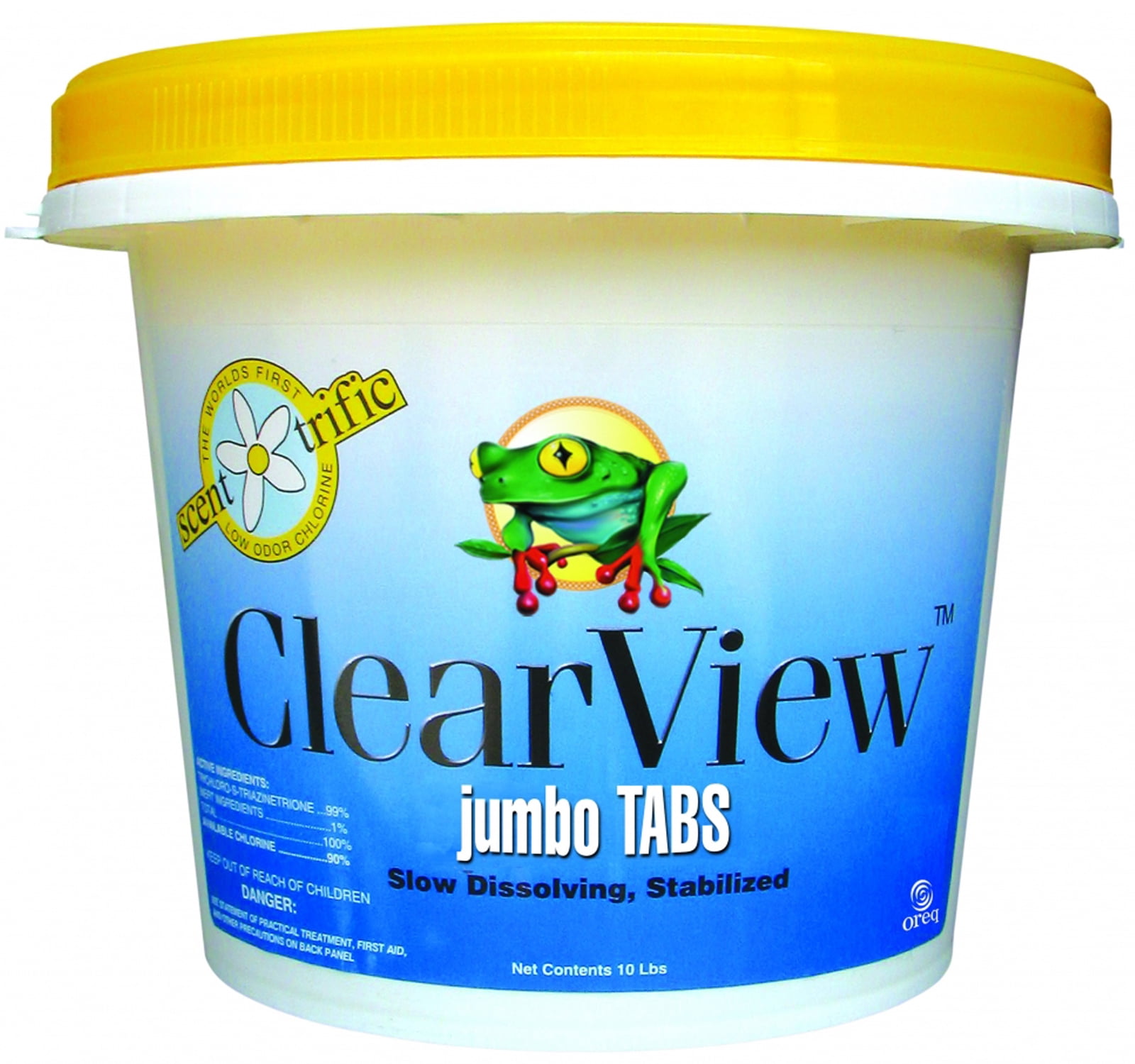 ClearView Scent-Trific 3" Lemon Scented Swimming Pool Chlorine Tablets ...