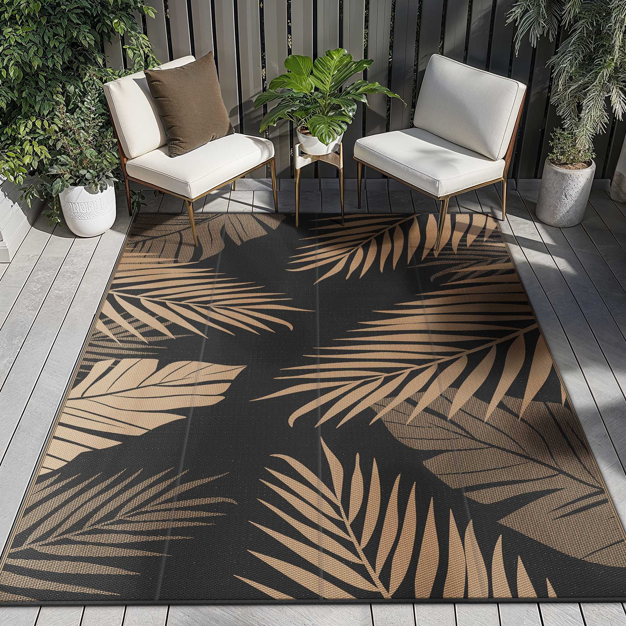 Click here for Deorab 6x9 Outdoor Rugs Patio Waterproof Outside M... prices
