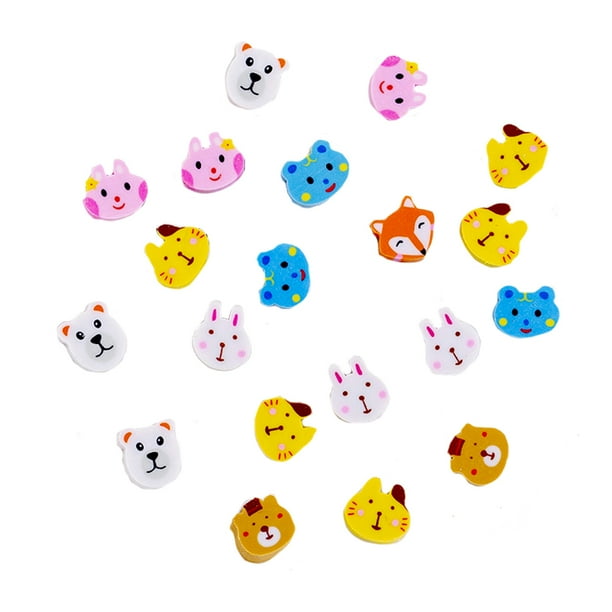 Dalazy 200 Pieces Eraser Students School Irregular Party Decoration ...