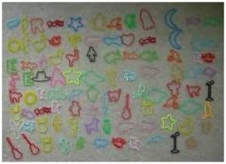 Assortment of 60 Fun Bands Silly Bandz Rubber Band Bracelets - America ...