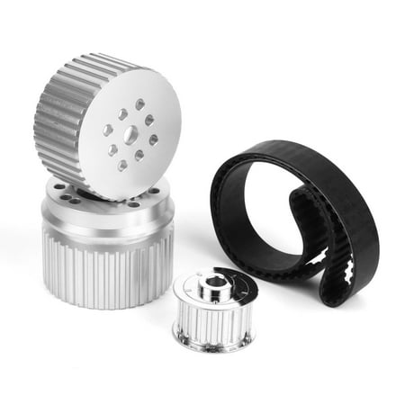 ESTINK Crank Pulley Belt Drive Pulley Kit Water Pump Crank Alternator ...