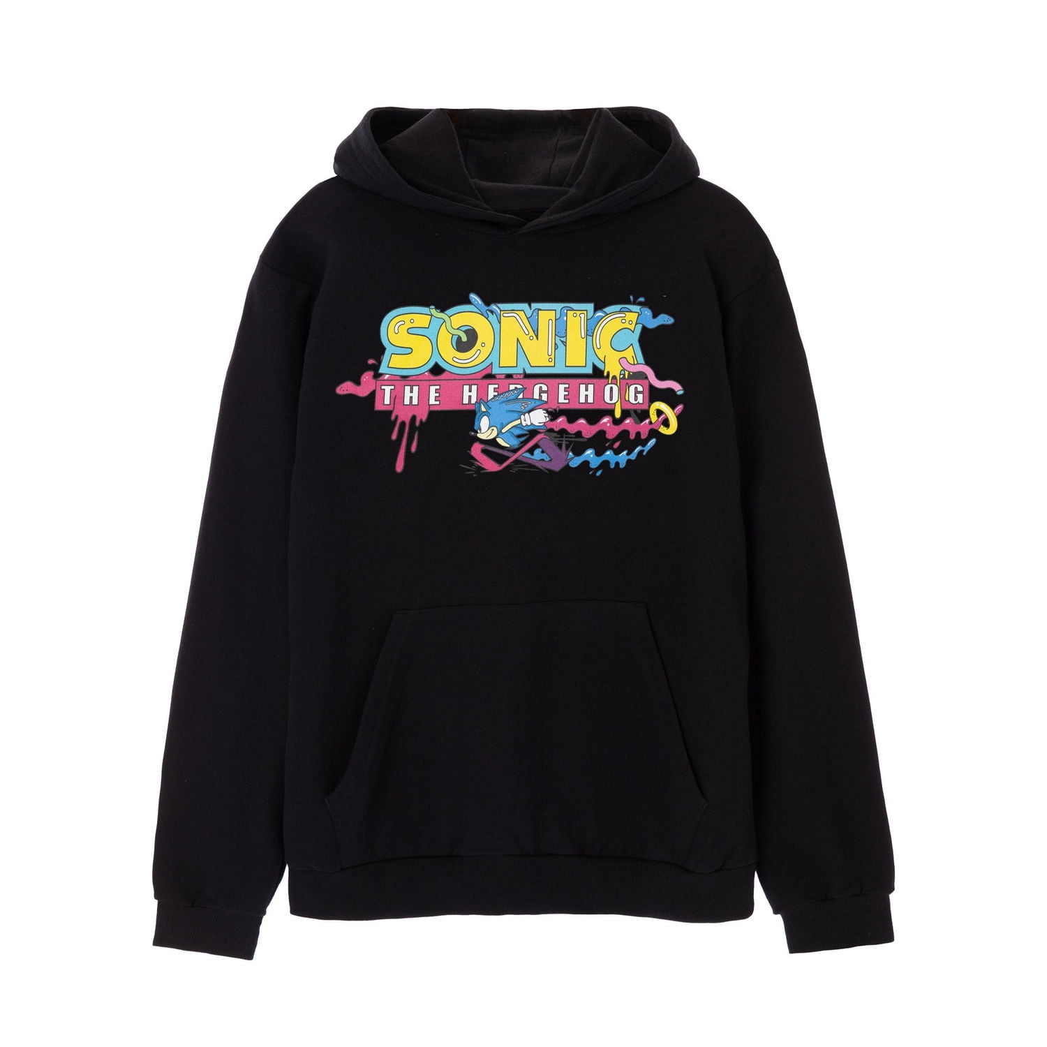 Click here for Sonic The Hedgehog Mens Psychedelic Logo Hoodie Xx... prices