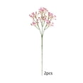 2Pcs European Artificial Baby's Breath Bouquet, Lifelike Plastic Floral ...