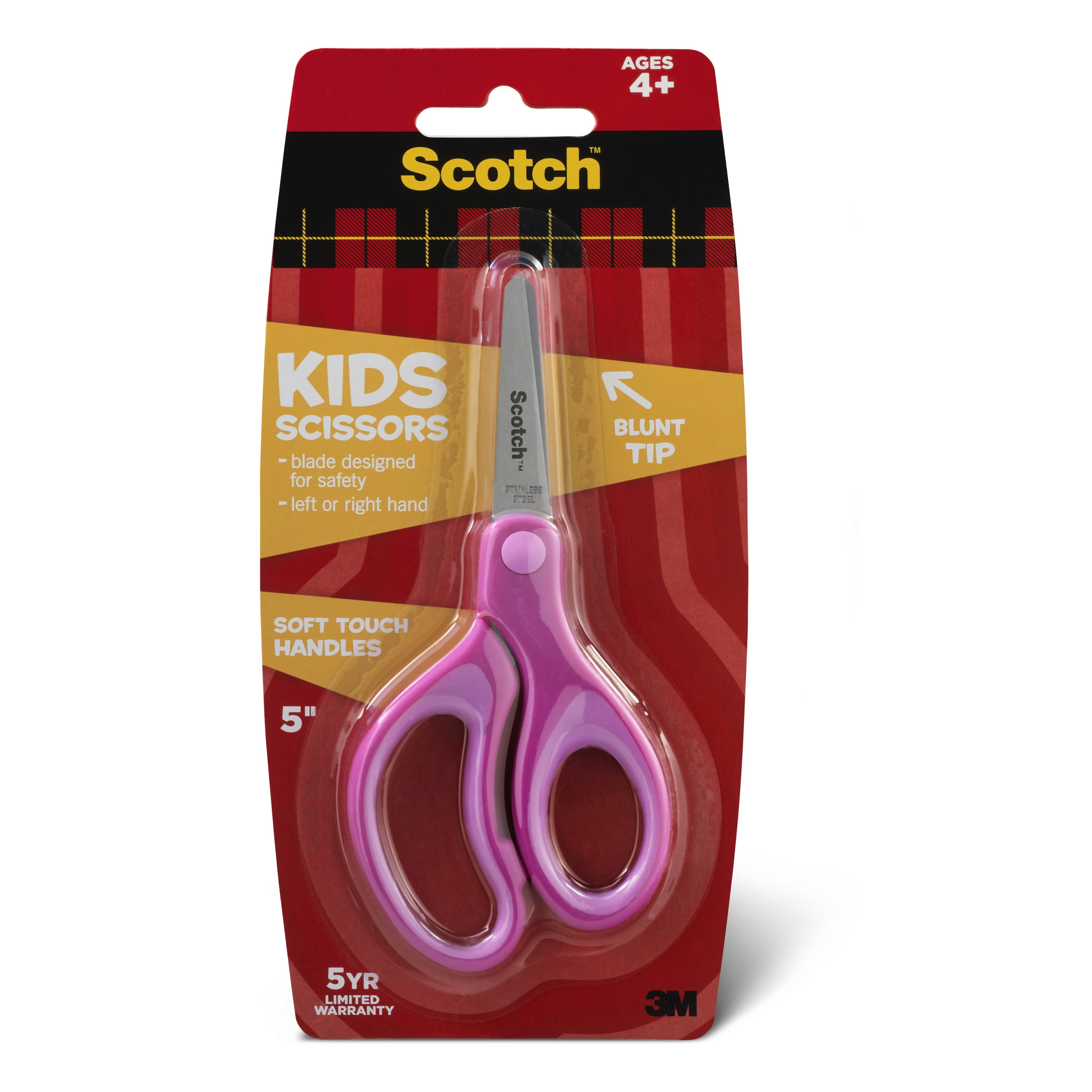 3M Kids Soft Touch Scissors - Walmart.com