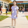 BZSMCE Short Sleeve dress Dress Casual Cotton Dresses-Cute Unicorn ...