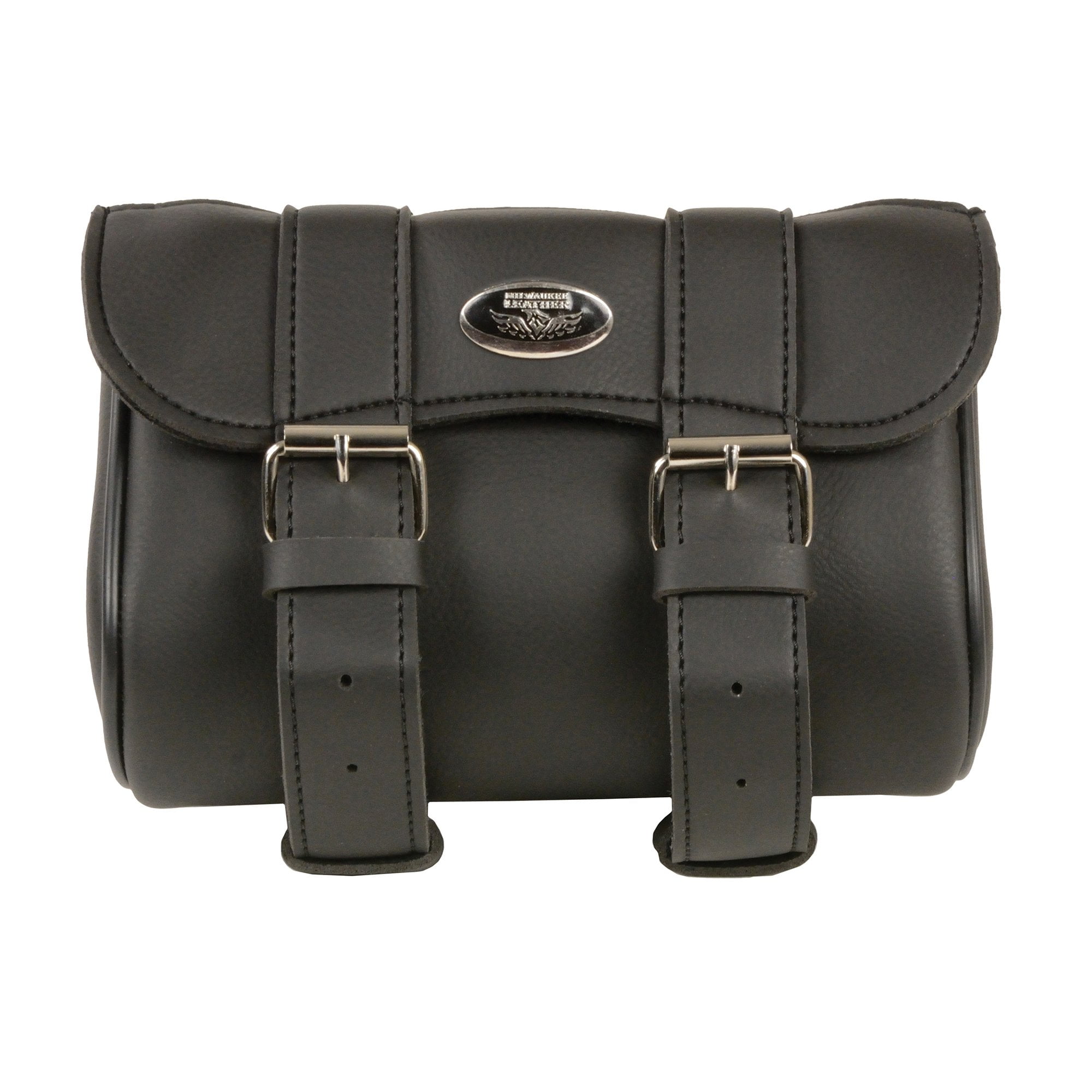 Milwaukee Leather SH62501 Black Small PVC Curved Flap Motorcycle Tool ...