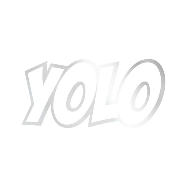 Yolo Sticker Decal Die Cut - Self Adhesive Vinyl - Weatherproof - Made ...