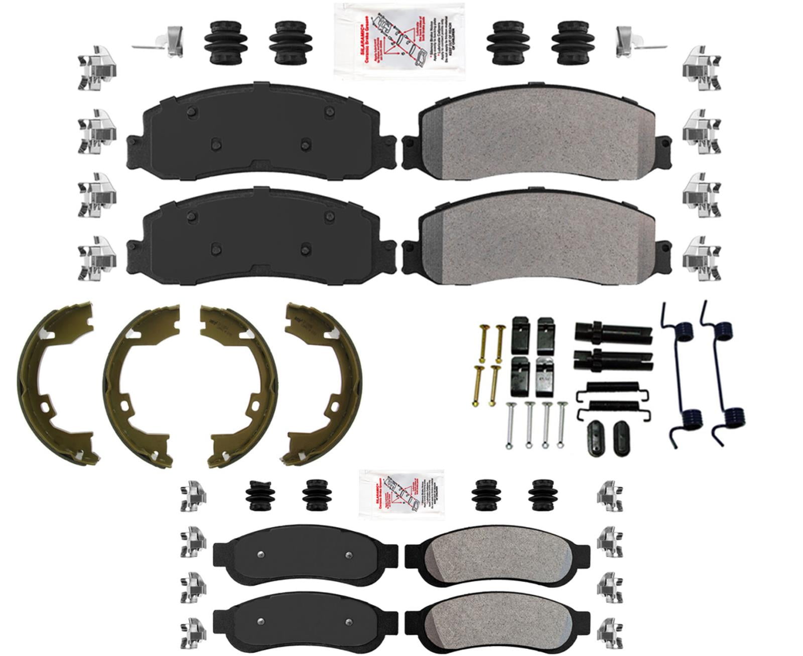 Off Road Performance Disc Brake Pads, hardware, boots For Ford F250 4x4 ...