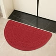 16x24in Semi Circle Entrance Floor Rug for Outdoor and Indoor Use ...