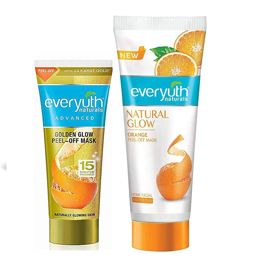 Everyuth Advanced Orange Peel-off Mask, 90g & Peel-off Mask 50g ...