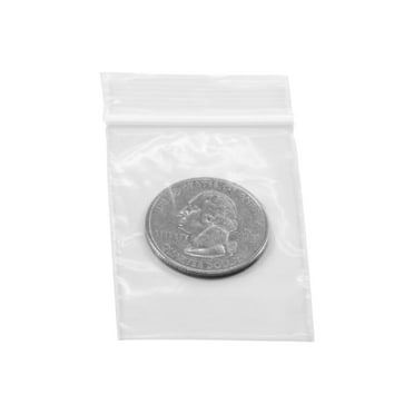 Self Locking Plastic Bags All Purpose Storage Baggies 100 pack - 2 x 2 ...