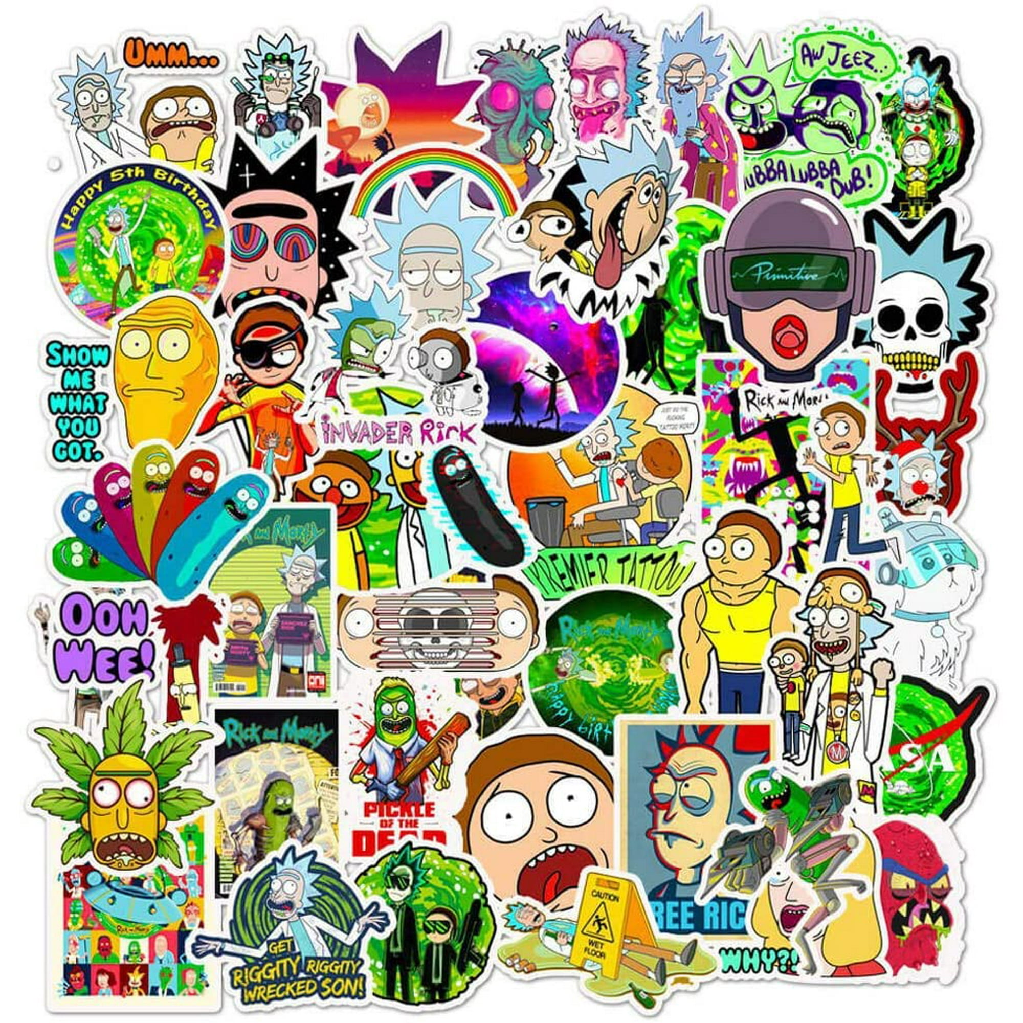 Click here for Renxingdao 50 Pcs Rick And Morty Stickers - Funny... prices