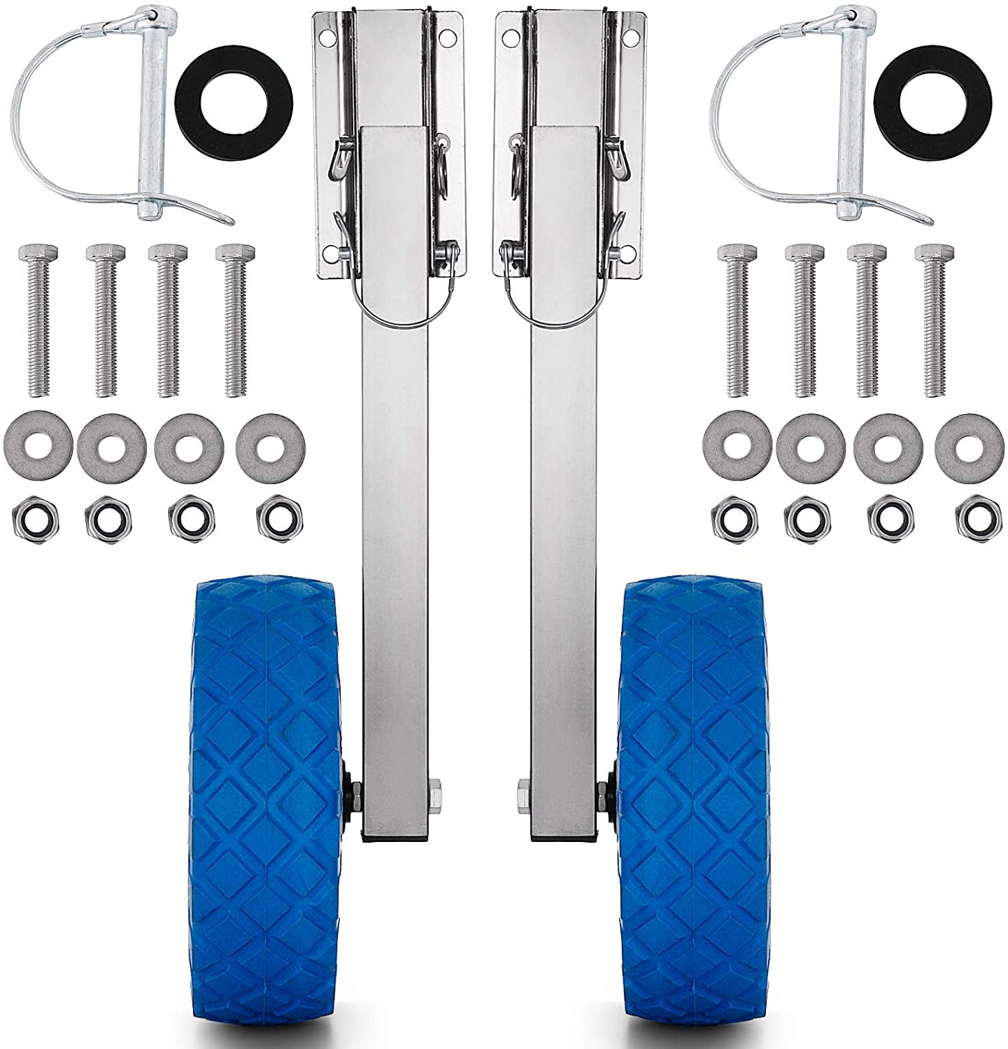 VEVOR 300LBS Boat Transom Launching Wheel Dolly Stainless Steel ...