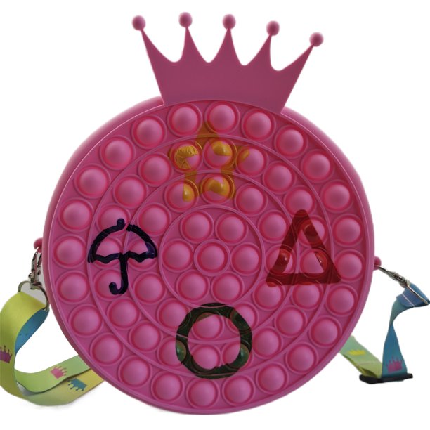 Inevnen Pop Popper Purse It Bag for Girls Push Sensory Bubble Popping ...