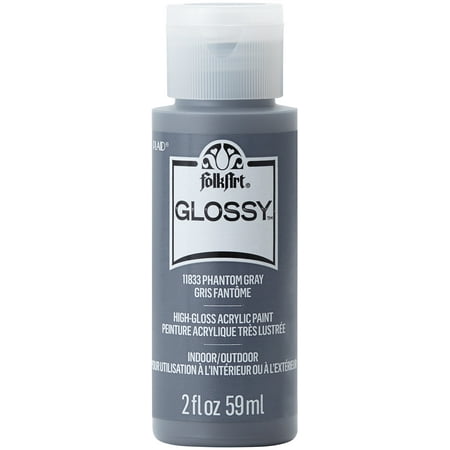 FolkArt Glossy Paint 2oz-Phantom Gray -11-11833 | Walmart Canada