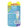 Gillette Venus Simply3 Women's Disposable Razors, 4 Count plus 2 Bonus ...