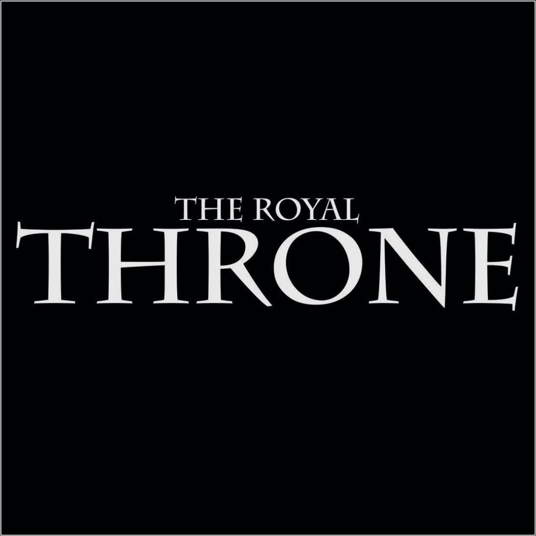 The Royal Throne Vinyl Decal - Large - White - Walmart.com
