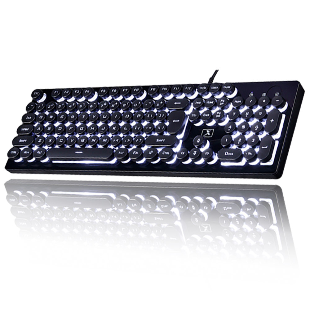 Computer Desktop Gaming Keyboard Keypad Mechanical Feeling Led RGB ...